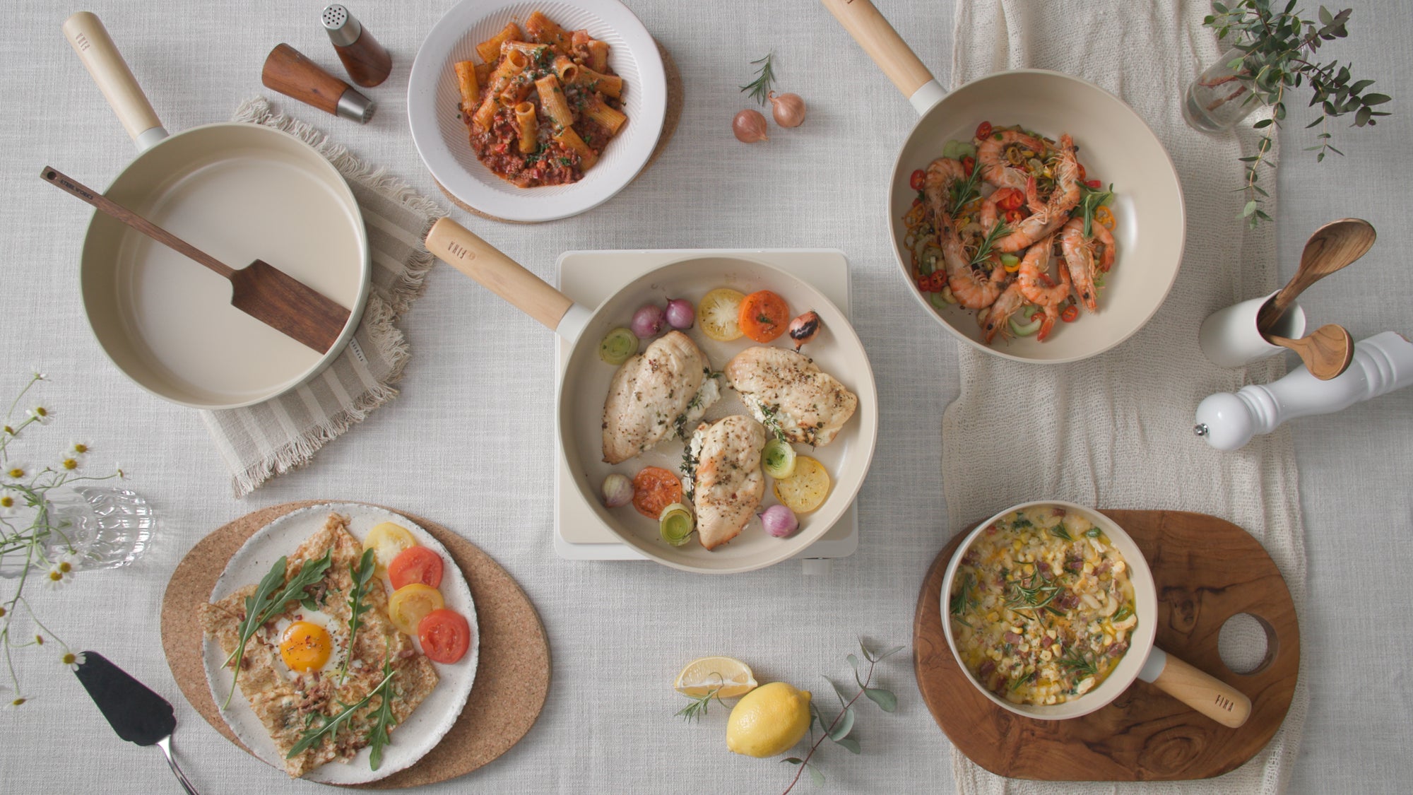 Buy Quality Ceramic Non Stick Kitchen Cookware | FIKA by Neflam – Cook ...